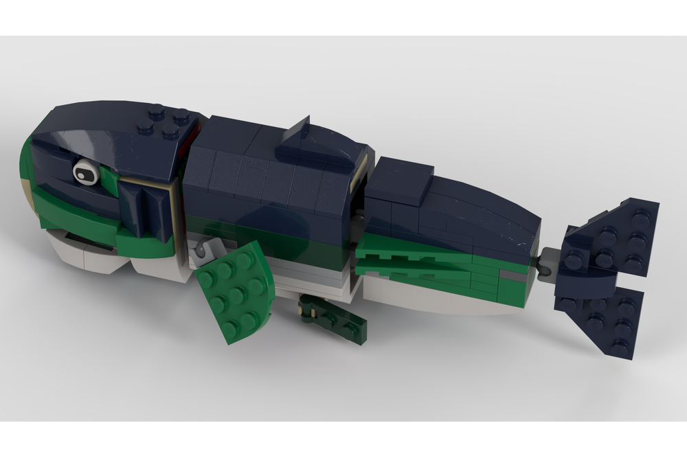 LEGO MOC Parrotfish 31088 + 31058 2 to 1 by Janik | Rebrickable - Build ...