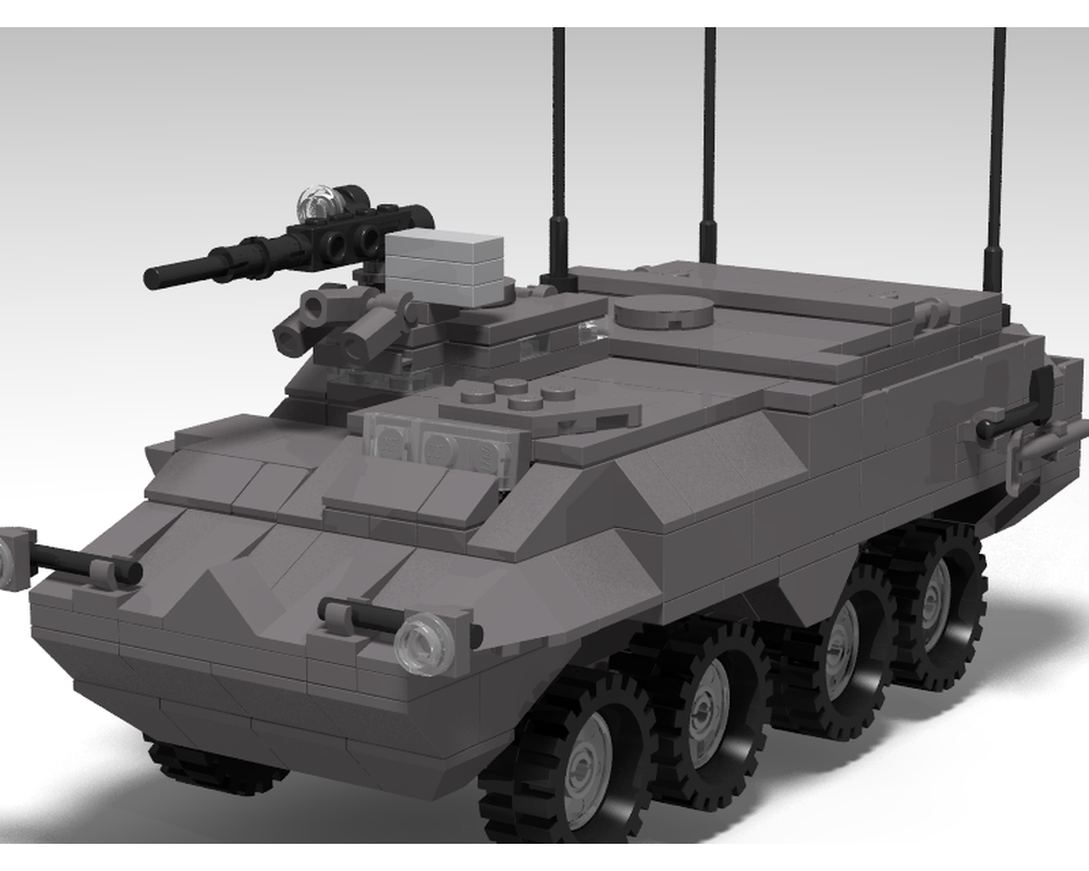 LEGO MOC M1126 Stryker ICV by gunsofbrickston | Rebrickable - Build ...