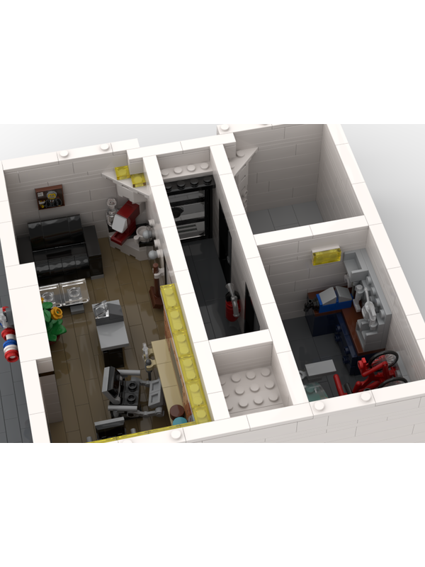 LEGO MOC Modular Modern Corner Building by Chricki | Rebrickable ...