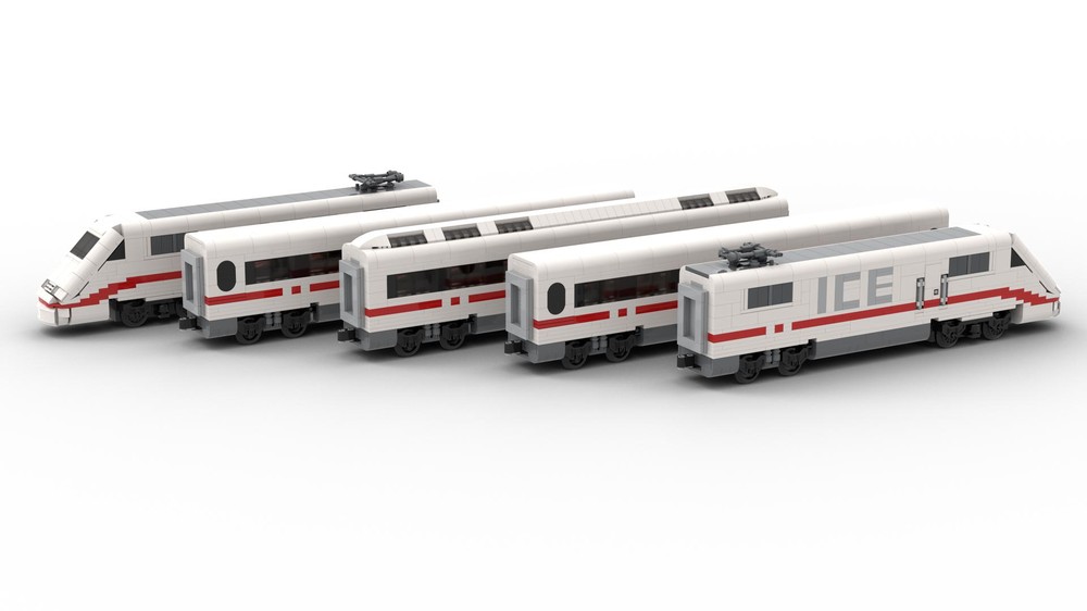 LEGO MOC DB ICE 1 - German High-Speed Train by brickdesigned_germany ...