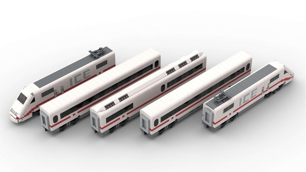 LEGO MOC DB ICE 1 - German High-Speed Train by brickdesigned_germany ...