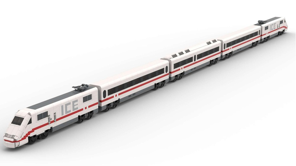 LEGO MOC DB ICE 1 - German High-Speed Train by brickdesigned_germany ...