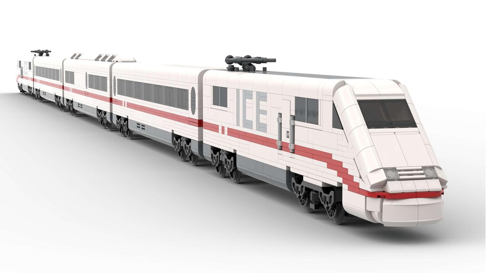 LEGO MOC DB ICE 1 - German High-Speed Train by brickdesigned_germany ...