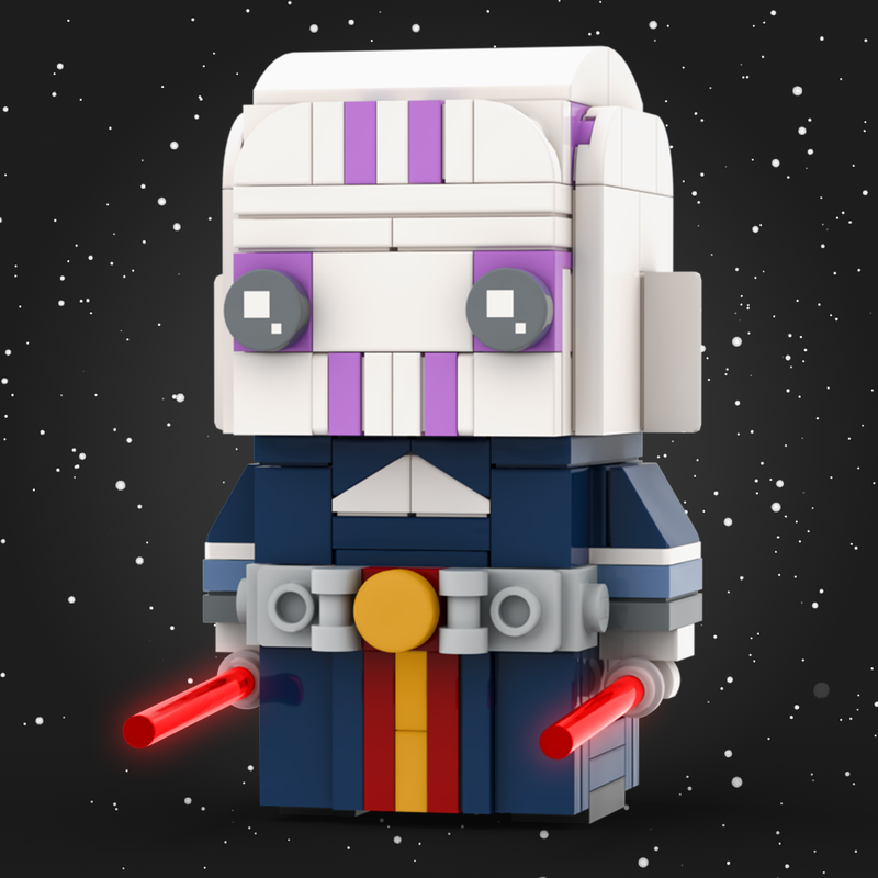 LEGO MOC Asajj Ventress BrickHeadz by Stormythos | Rebrickable - Build ...