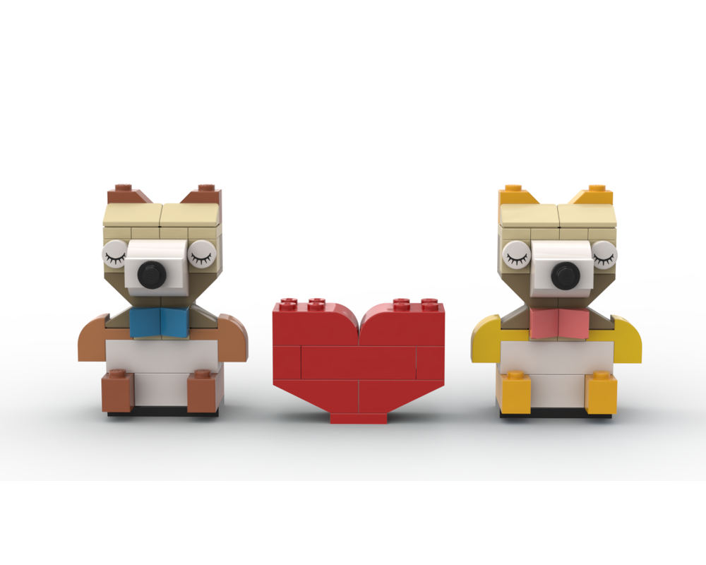 LEGO MOC 11011 Teddy bear by Lenarex | Rebrickable - Build with LEGO