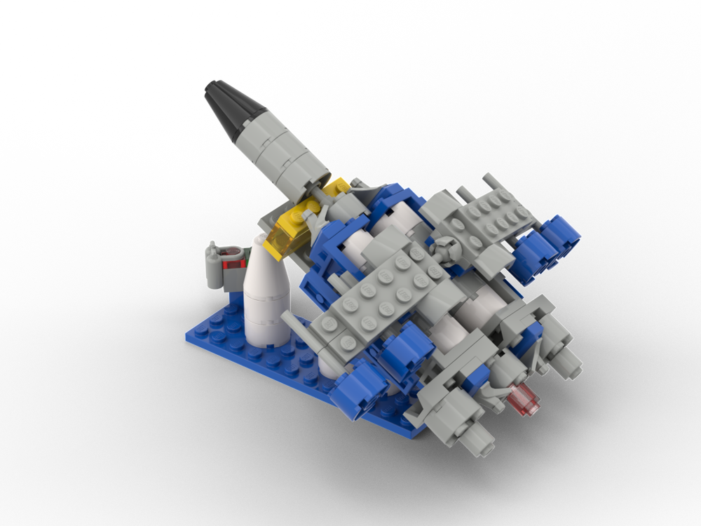 LEGO MOC 483 Alpha-1 Space Drone and Launcher by plastic.ati ...