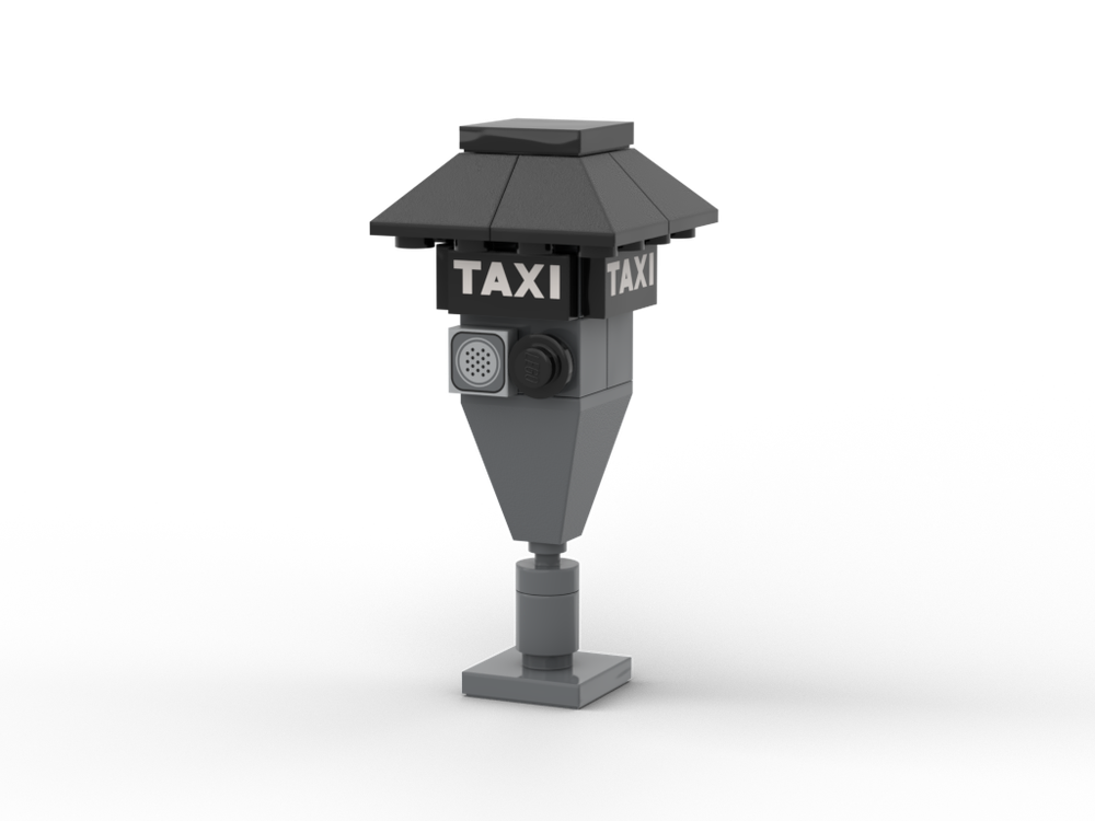 Lego Moc Taxi Call Point By Ruhrpott Markus Rebrickable Build With Lego