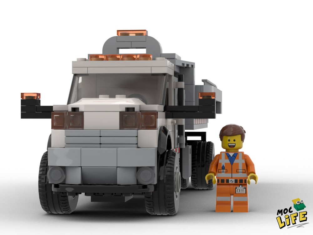 LEGO MOC Ram 3500 regular cab dually dumper by MocLife | Rebrickable ...