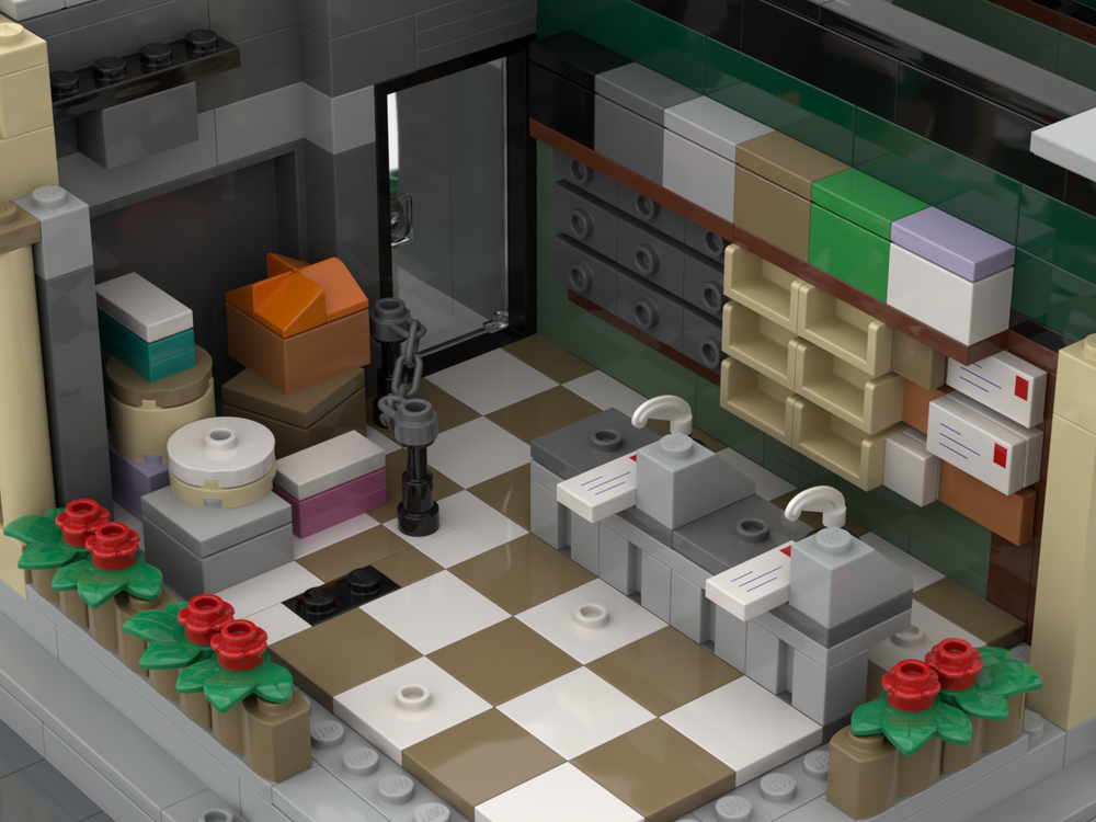 LEGO MOC Town Square Corner by Brick Artisan | Rebrickable - Build with ...