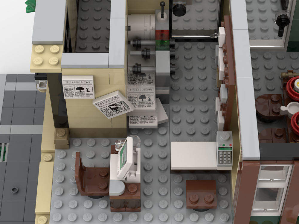 LEGO MOC Town Square Corner by Brick Artisan | Rebrickable - Build with ...