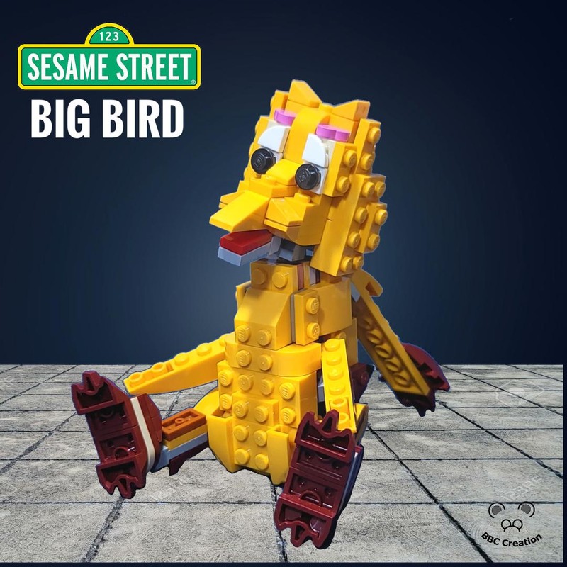 LEGO MOC-64883 Big Bird by bbchai | Rebrickable - Build with LEGO