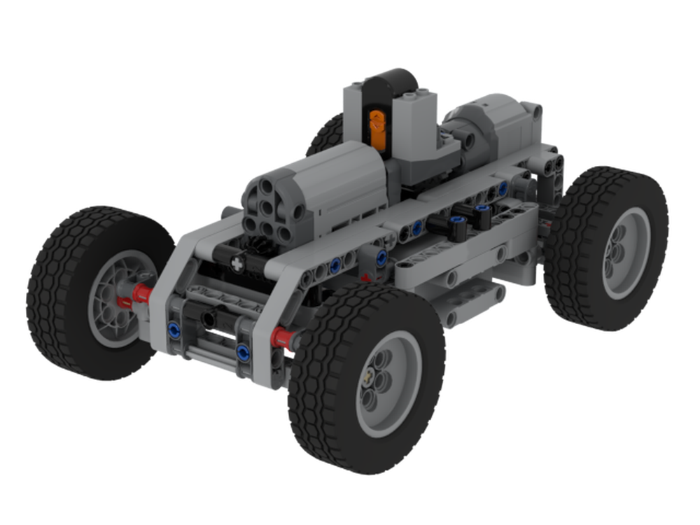 LEGO MOC compact & stable RC chassis by ignorama | Rebrickable - Build ...