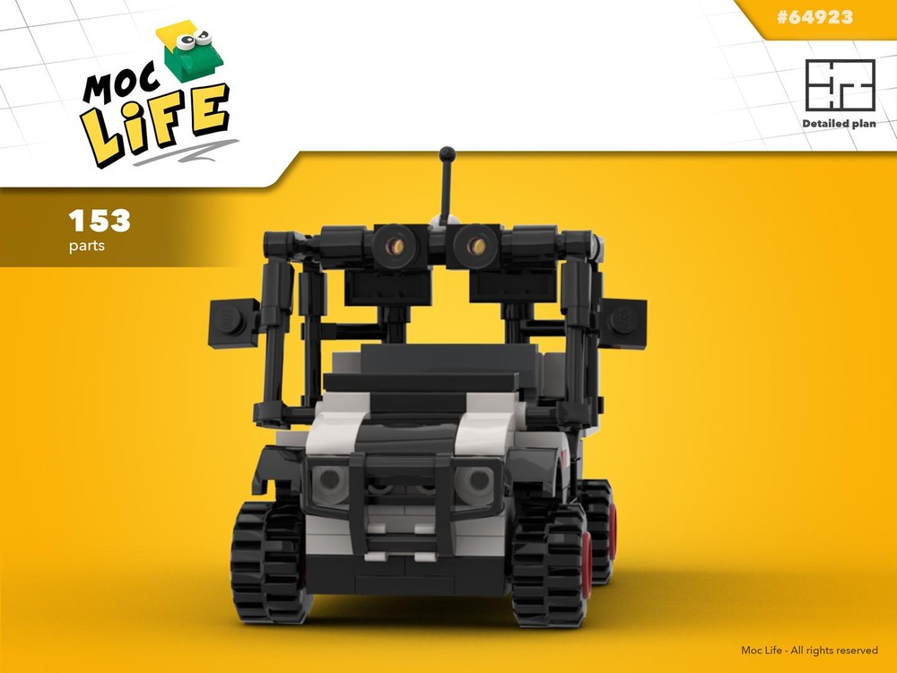 Lego Moc Bobcat 3400 By Moclife Rebrickable Build With Lego