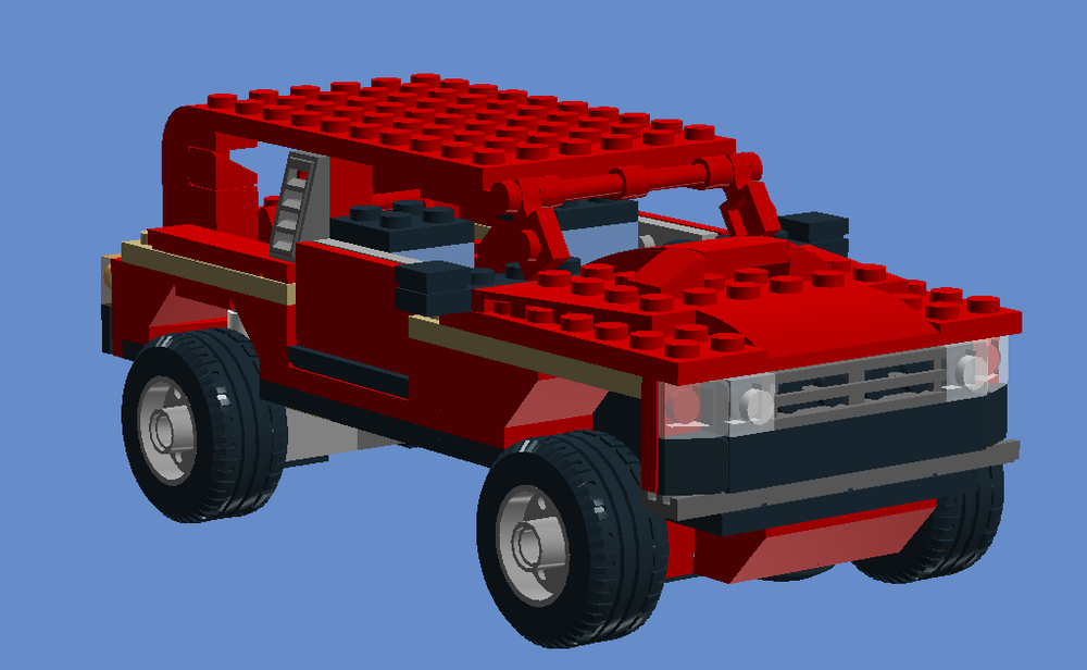 LEGO MOC 5867 SUV by ARJBros | Rebrickable - Build with LEGO