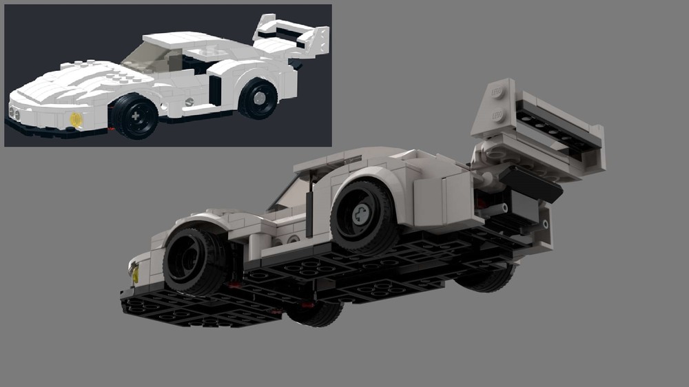 LEGO MOC Porsche 935 K2 with Steering & Pull Back Motor by Franky1988 ...