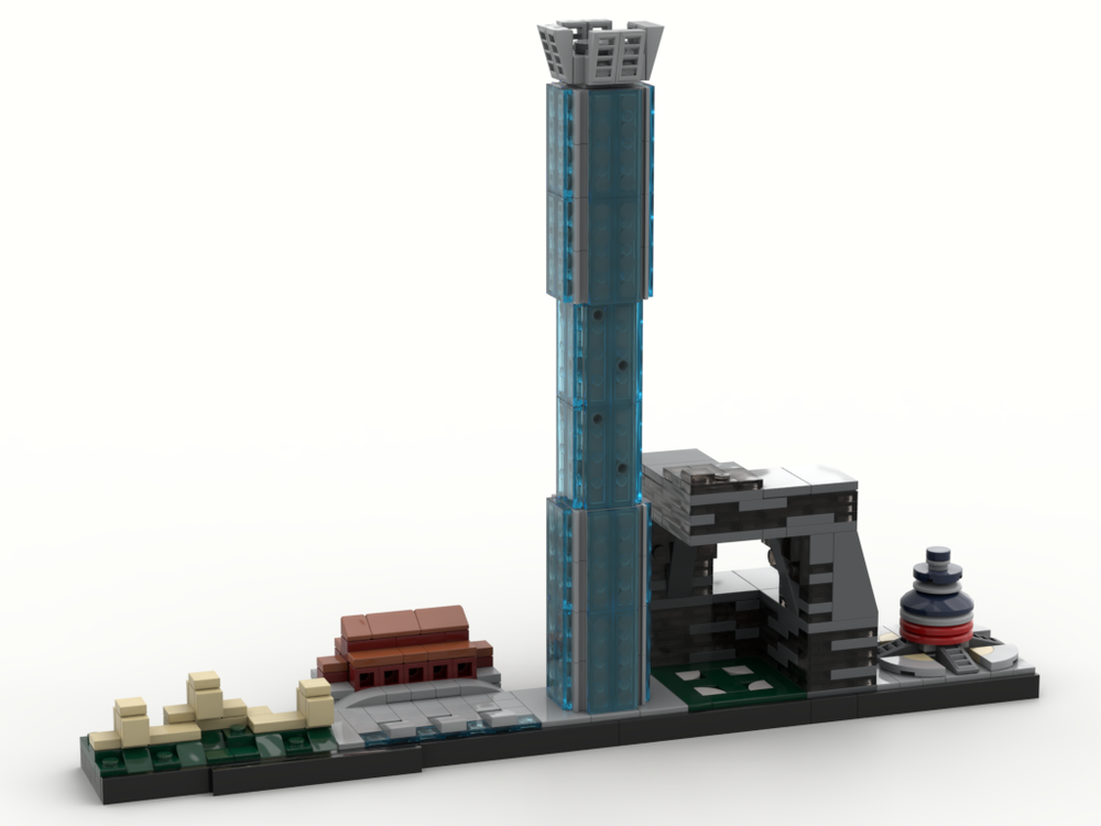 LEGO MOC Beijing Skyline (乐高天际线：北京 ) by klosspalatset | Rebrickable ...