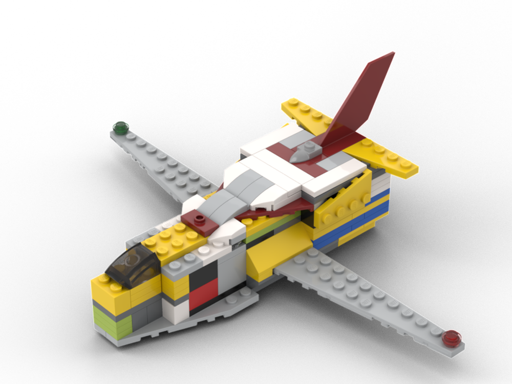 Lego Moc Lego Creator 31086310873109031092 Moc Aeroplane 3 By