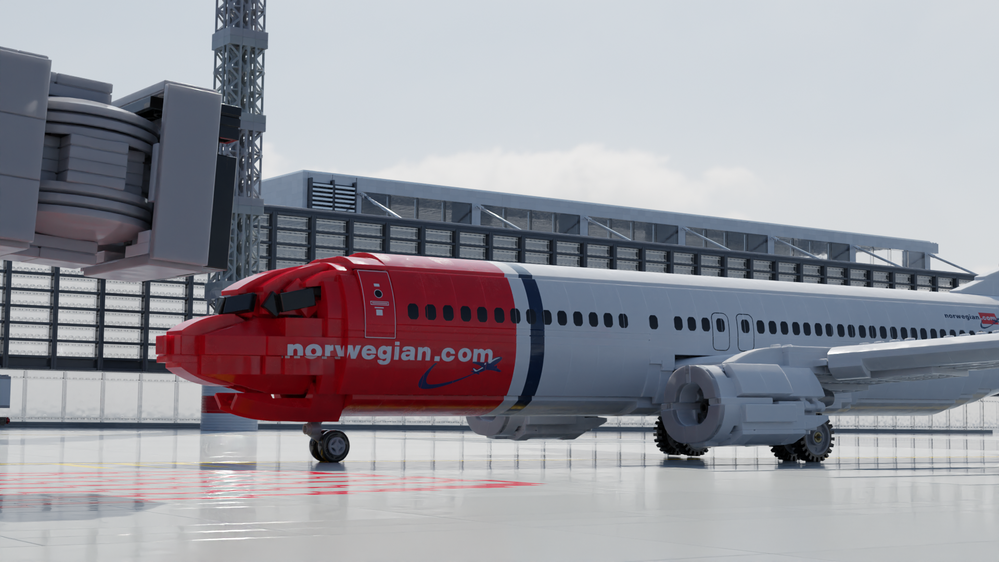 LEGO MOC Lego 737 by Syr1ncs | Rebrickable - Build with LEGO