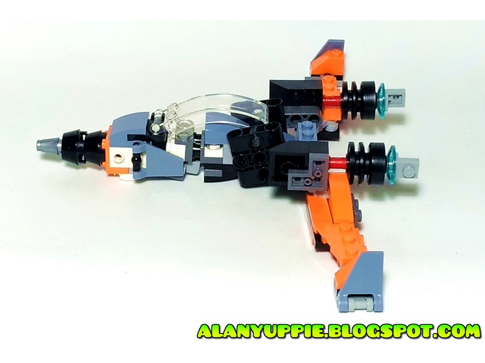 LEGO MOC Transformer Dronebot version 2 from LEGO Creator set 31111 ...