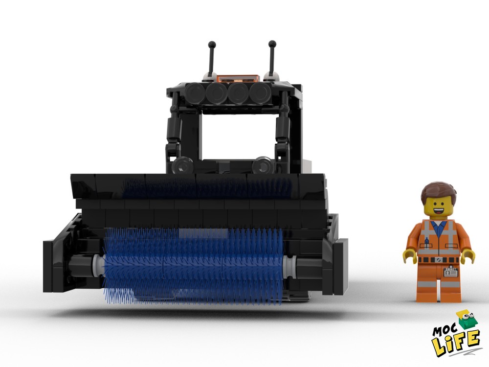 LEGO MOC Bobcat Toolcat 5600 sweeper by MocLife | Rebrickable - Build ...