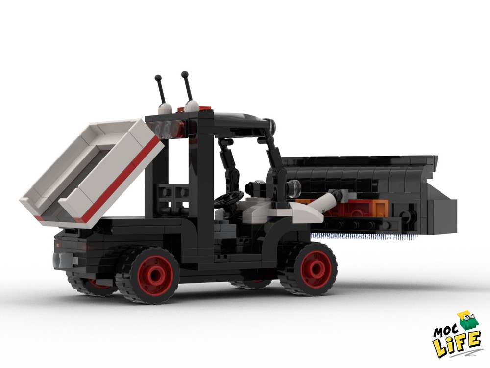 LEGO MOC Bobcat Toolcat 5600 sweeper by MocLife | Rebrickable - Build ...