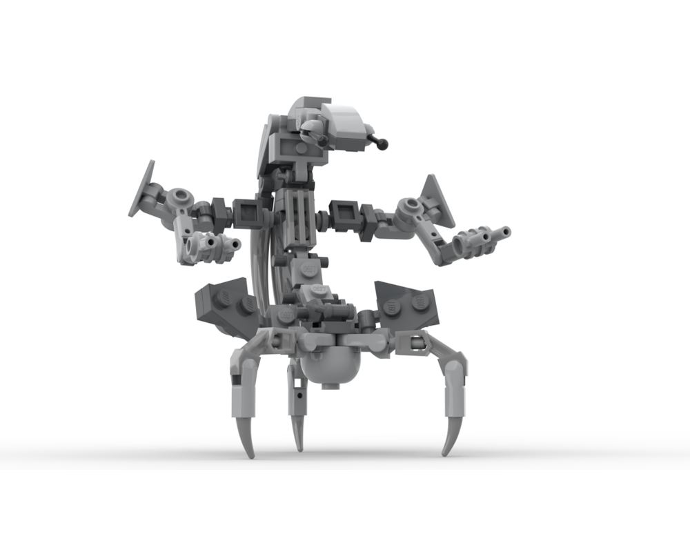 Lego Moc Droideka By Dujk Rebrickable Build With Lego