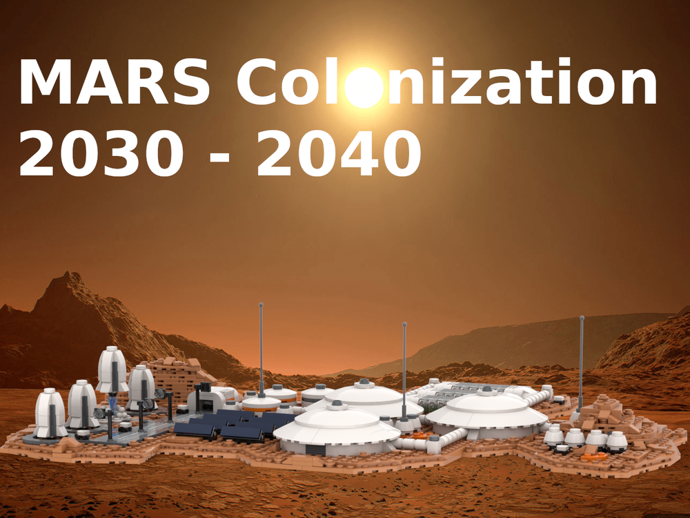 LEGO MOC Mars colonization by terminator1234 | Rebrickable - Build with ...