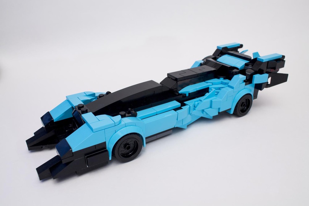 LEGO MOC Blue Batmobile - 76898 by MrBrickArtist | Rebrickable - Build ...