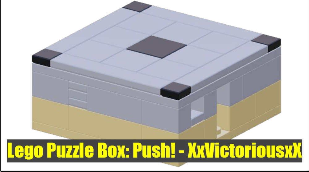 Lego Moc Lego Puzzle Box Push By Xxvictoriousxx Rebrickable Build