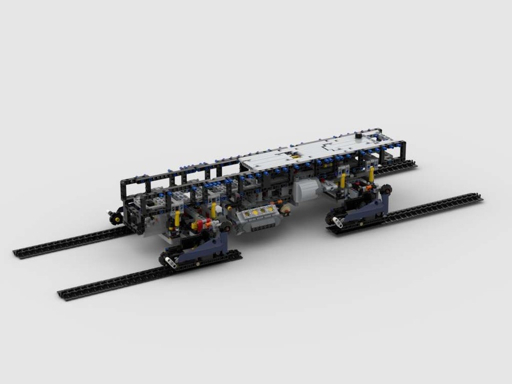 Lego Moc Tracked Chassis By Donsantos Rebrickable Build With Lego