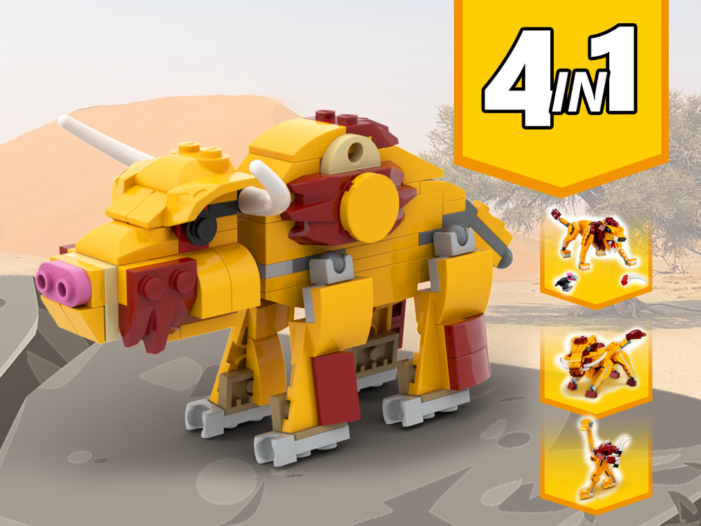 LEGO MOC 31112 Bull Alternative Build by gabizon | Rebrickable - Build ...