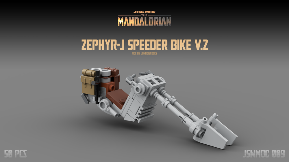 LEGO MOC Zephyr-J Speeder Bike V.2 by JohndieRocks | Rebrickable ...