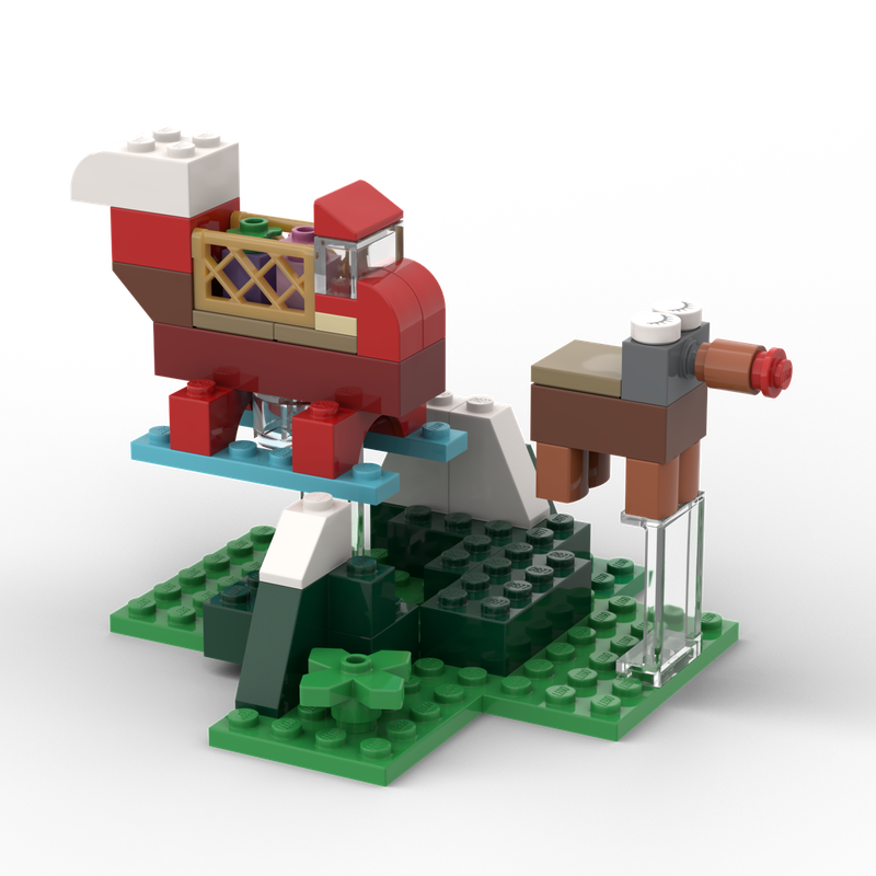 LEGO MOC Rudolph's Sleigh by willcapellaro | Rebrickable - Build with LEGO