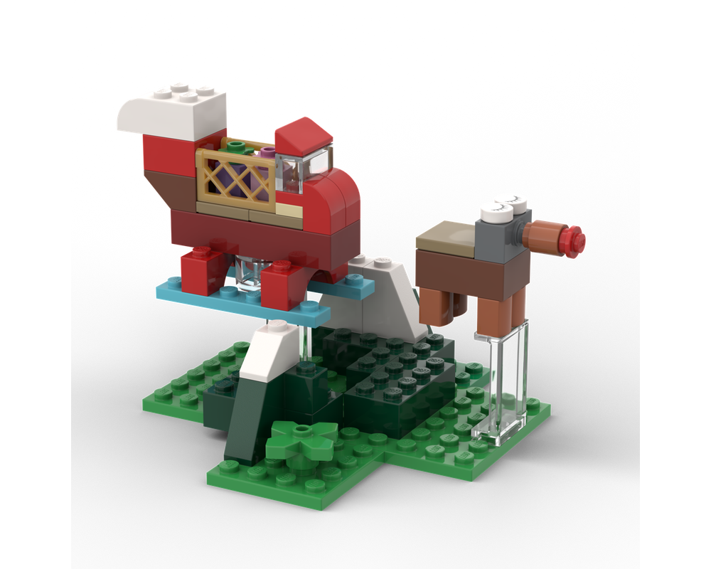 LEGO MOC Rudolph's Sleigh by willcapellaro | Rebrickable - Build with LEGO