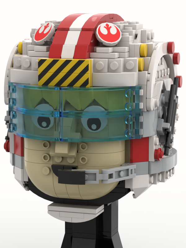 LEGO MOC XWing Pilot Helmet (Luke) by Albo.Lego | Rebrickable - Build ...