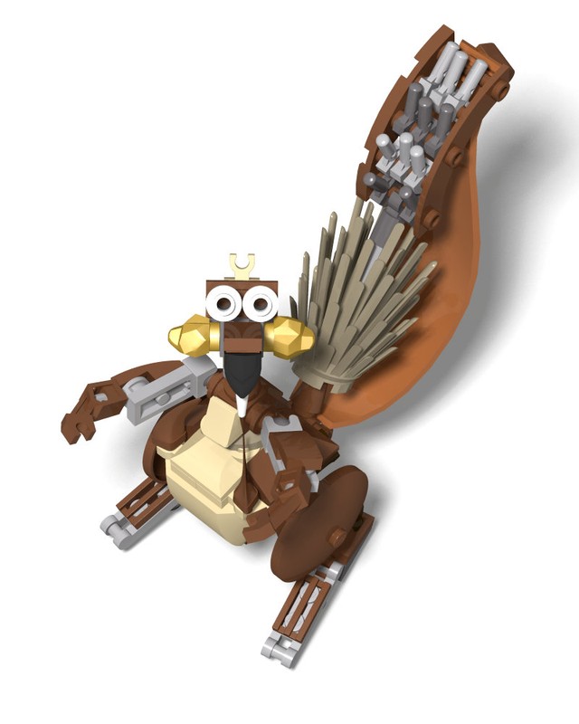 LEGO MOC Scrat, the Ice Age Lego squirrel by DoubleBU | Rebrickable ...
