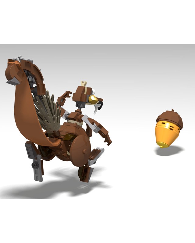 LEGO MOC Scrat, the Ice Age Lego squirrel by DoubleBU | Rebrickable ...