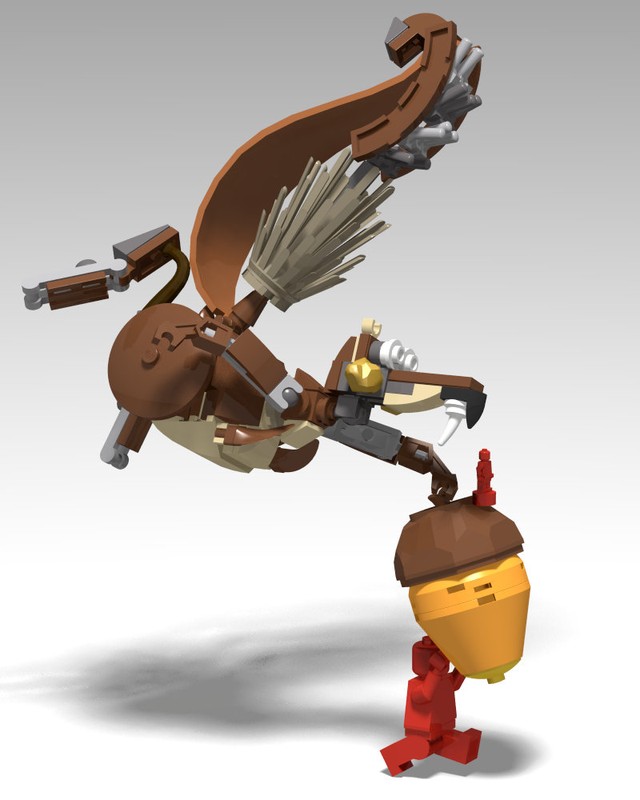 LEGO MOC Scrat, the Ice Age Lego squirrel by DoubleBU | Rebrickable ...