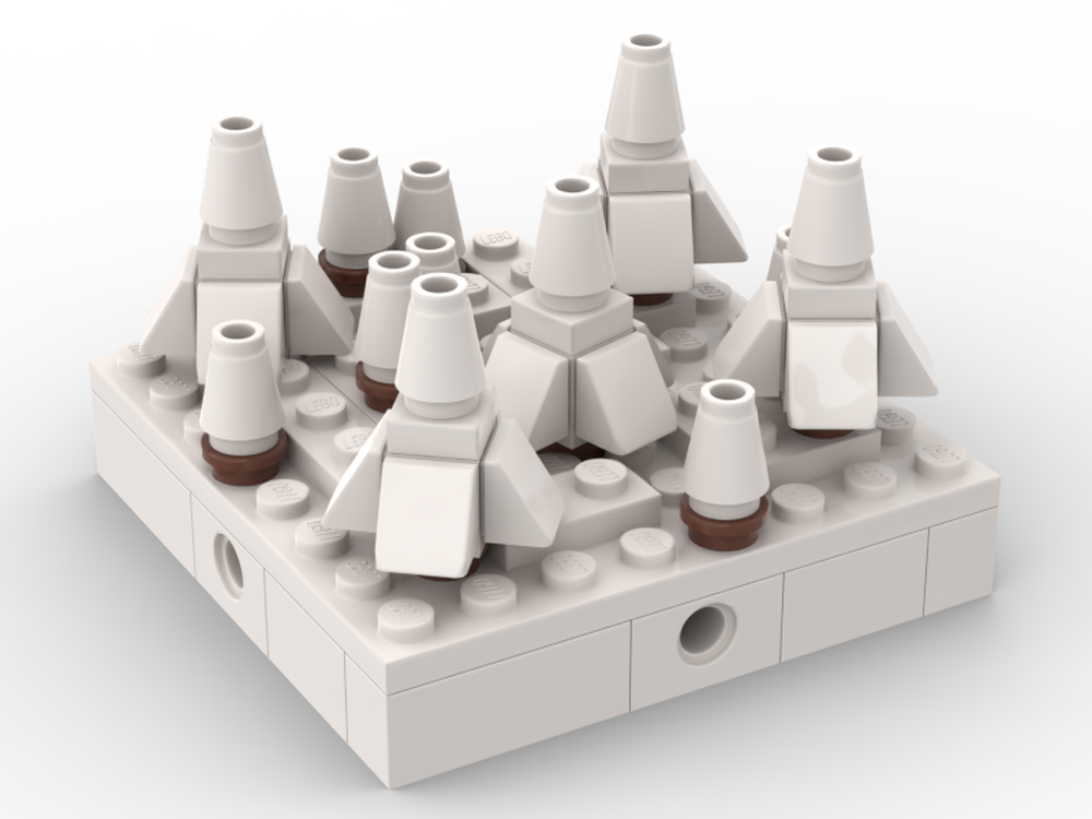 LEGO MOC Winter Village Forest by Serenity | Rebrickable - Build with LEGO