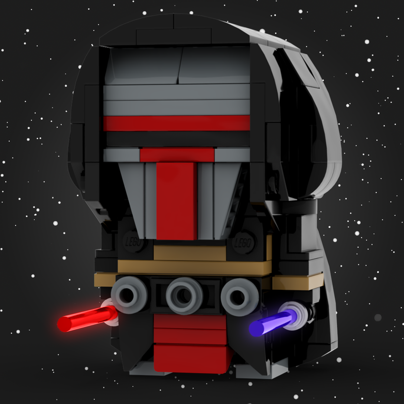 LEGO MOC Darth Revan BrickHeadz by Stormythos | Rebrickable - Build ...