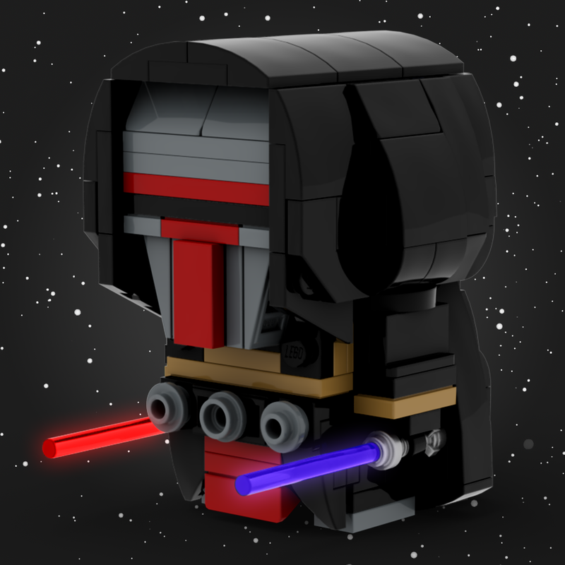LEGO MOC Darth Revan BrickHeadz by Stormythos | Rebrickable - Build ...