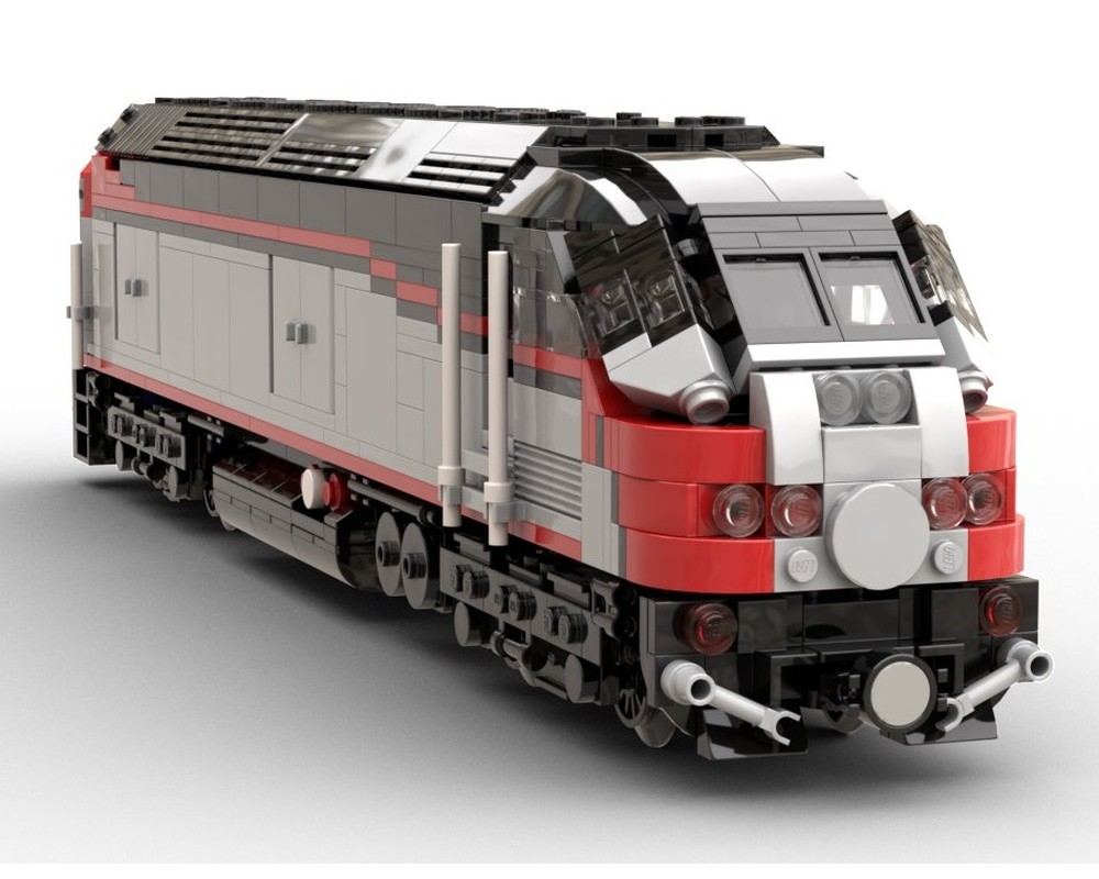 LEGO MOC 1:48 Caltrain MP36PH by NonsenseWars | Rebrickable - Build ...