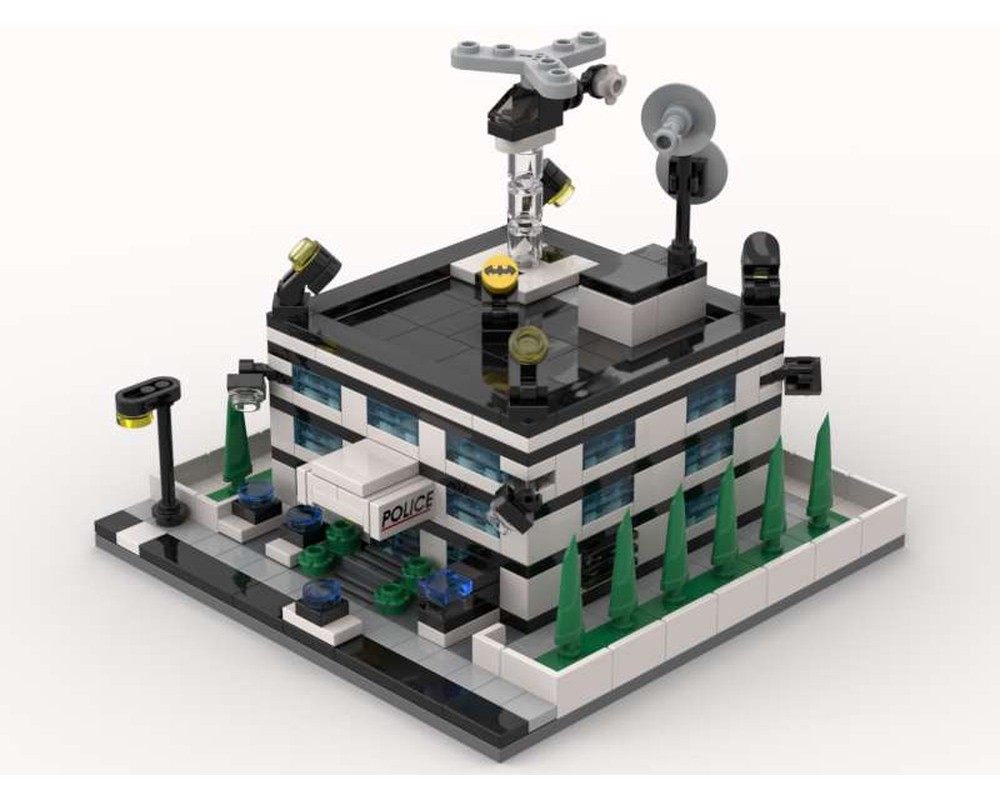 LEGO MOC Modular Police Station #1 by meregt | Rebrickable - Build with ...