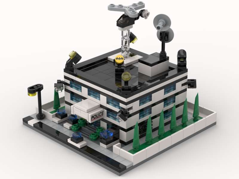 LEGO MOC Modular Police Station #1 by meregt | Rebrickable - Build with ...