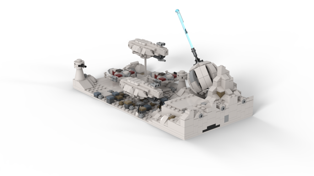 LEGO MOC Battle Of HOTH : ECHO BASE by jellco | Rebrickable - Build ...