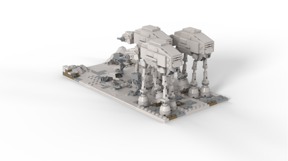 LEGO MOC Battle Of HOTH : ATTACK by jellco | Rebrickable - Build with LEGO