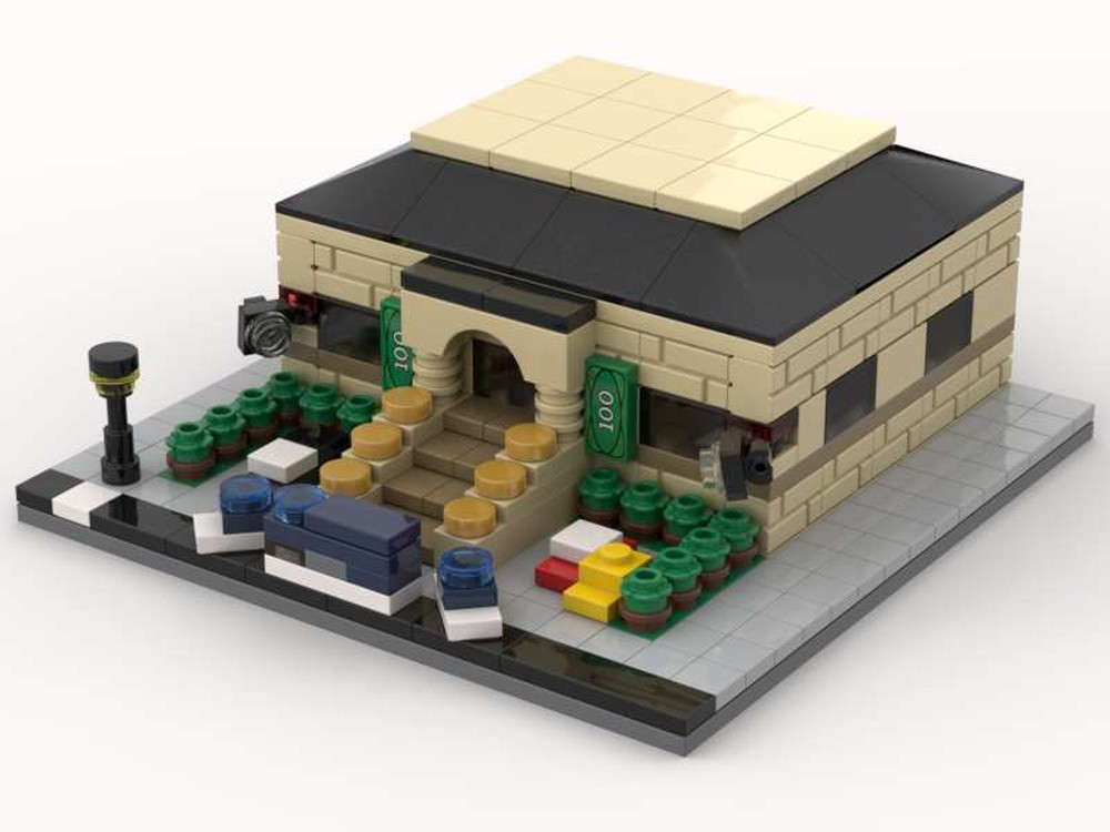 LEGO MOC Modular Bank #1 by meregt | Rebrickable - Build with LEGO
