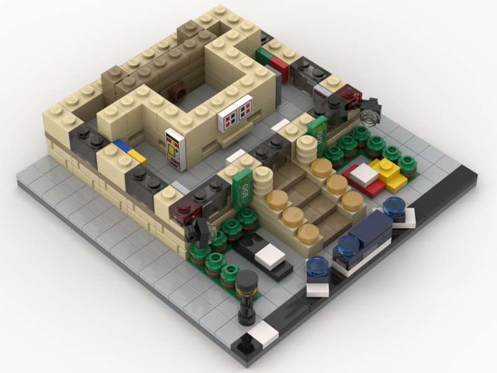 LEGO MOC Modular Bank #1 by meregt | Rebrickable - Build with LEGO
