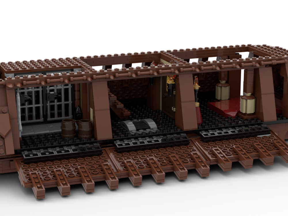 LEGO MOC Jabba's Sail Barge by Huebre | Rebrickable - Build with LEGO
