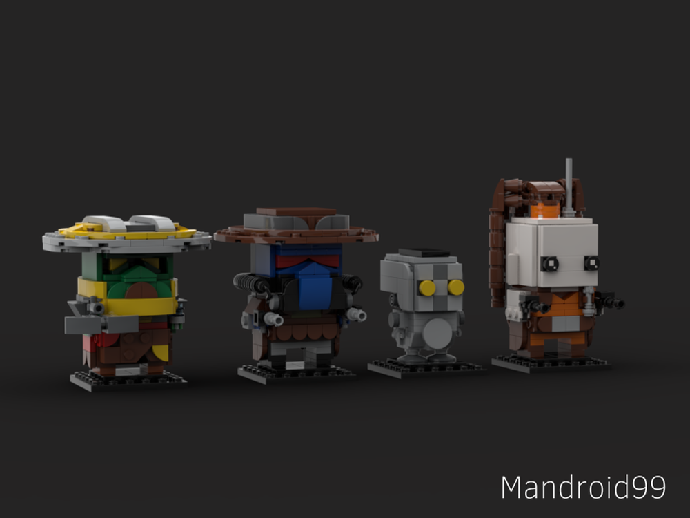 Lego Moc Bundle Bounty Hunter By Mandroid99 Rebrickable Build With Lego